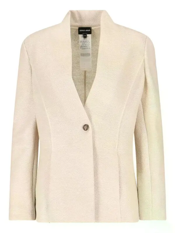Giorgio Armani Single-breasted Blazer - Neutrals