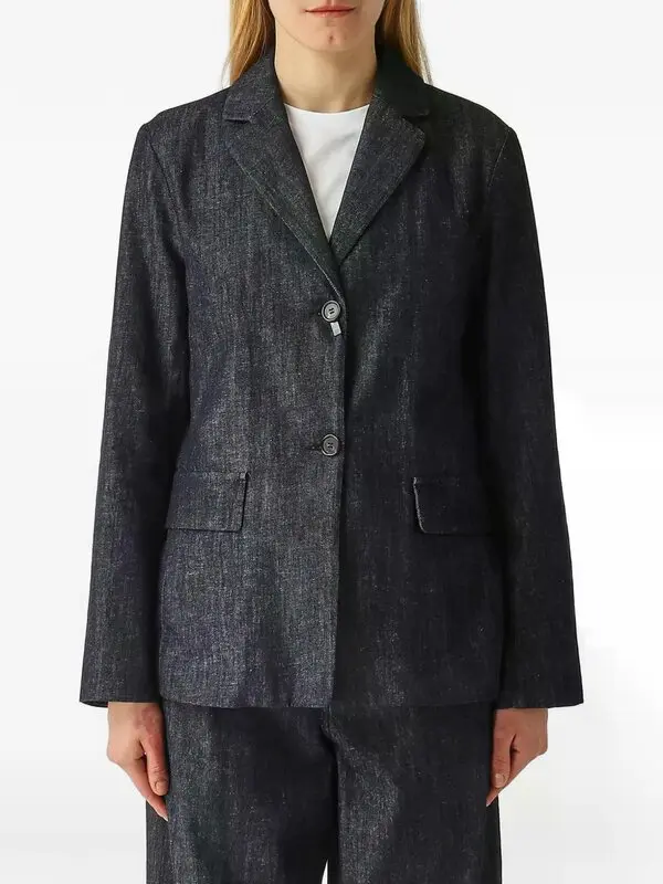 Max Mara Notched-lapel Pocket Blazer