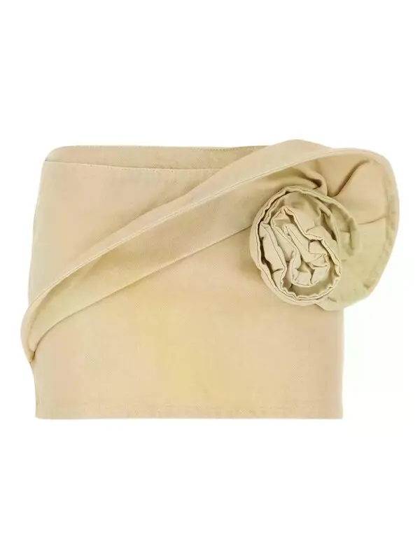 Magda Butrym Floral Mini Skirt - Neutrals