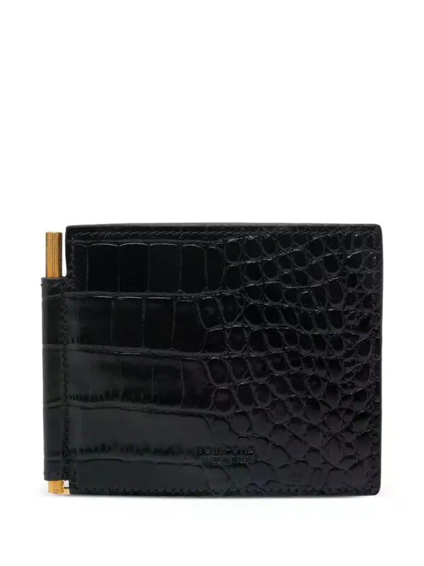 TOM FORD Logo Wallet - Black