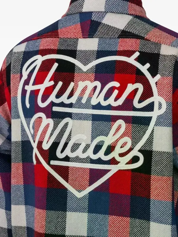 HUMAN MADE Checked-pattern Pocket Shirt Jacket
