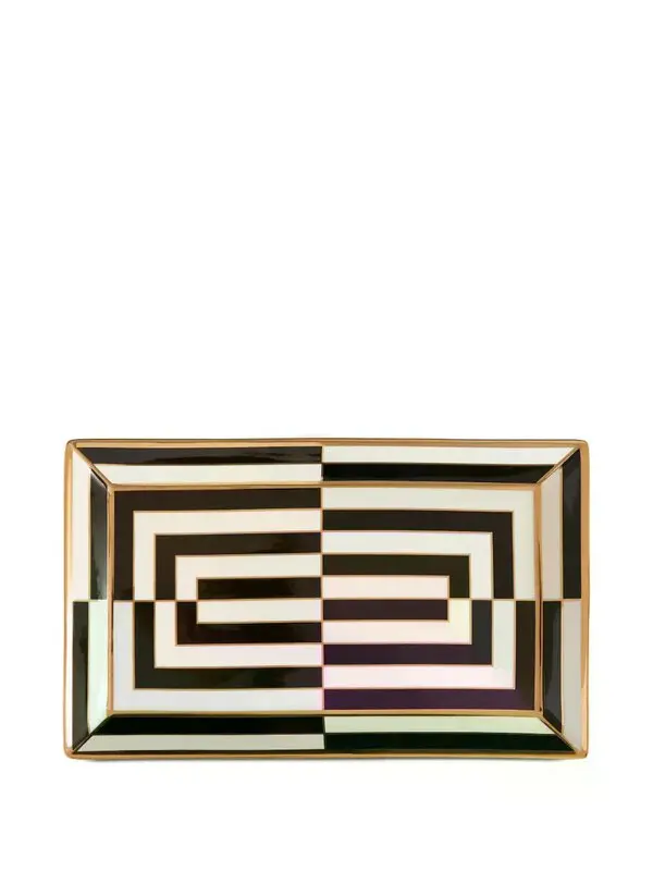 Jonathan Adler Rectangle-shape Decorative Tray - White