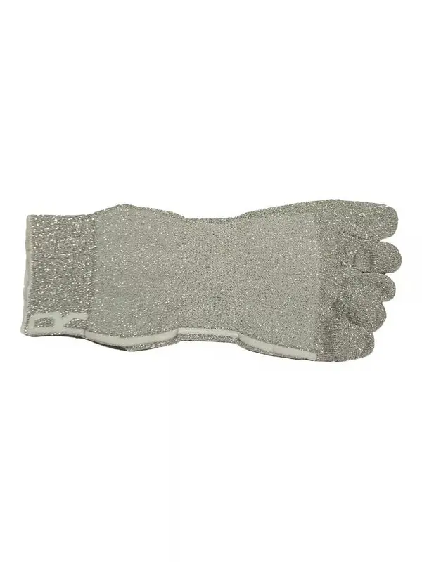 ANTIPAST Five-finger Cotton-blend Socks - Silver