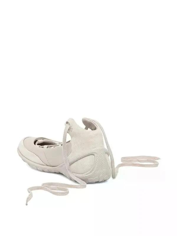 Ecco Lace-up Ballet Flats