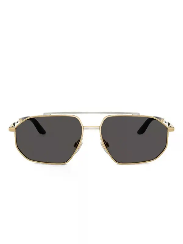 Dolce & Gabbana Double-bridge Sunglasses - Gold