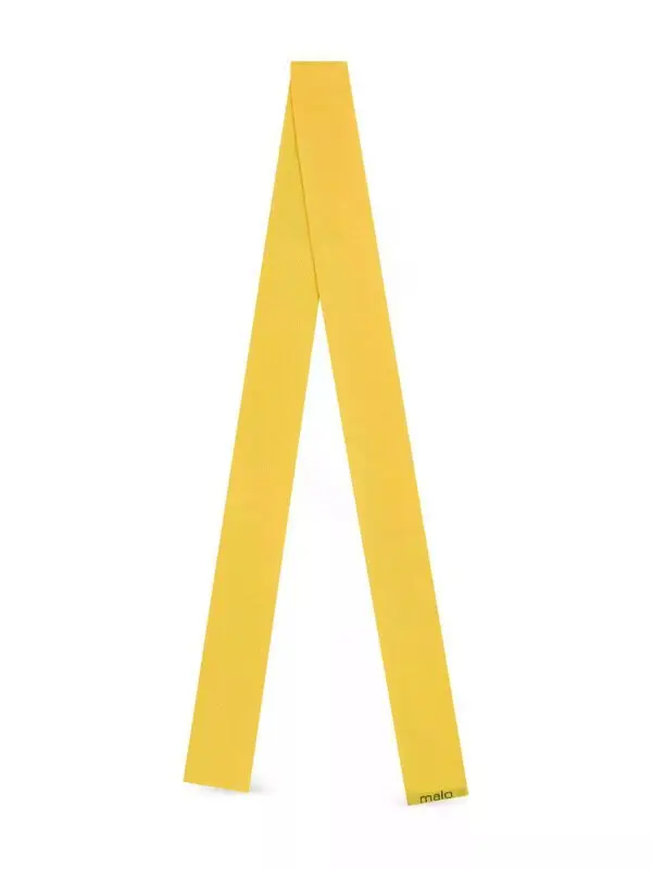 Malo Logo Scarf - Yellow