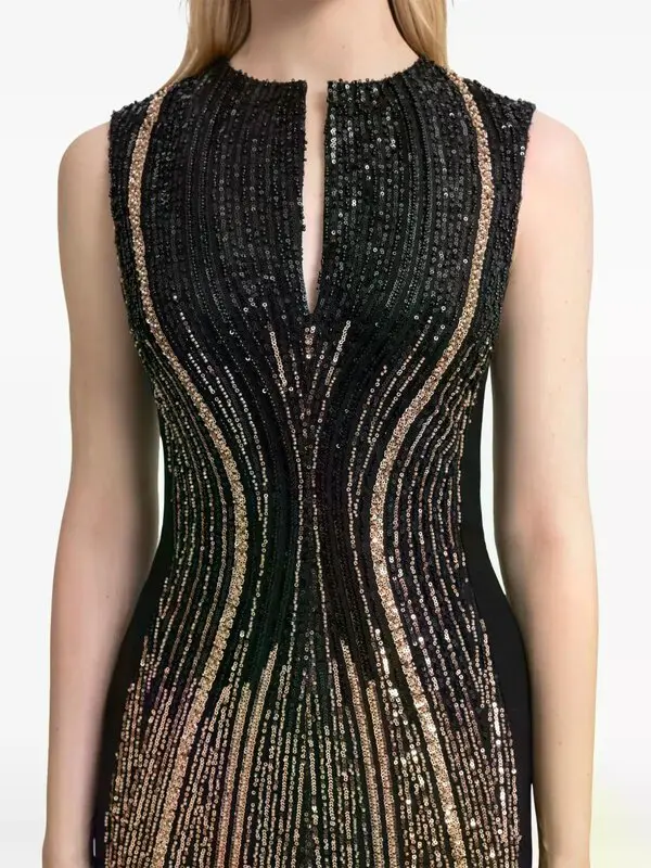 GEMY MAALOUF Embellished Sleeveless Maxi Dress