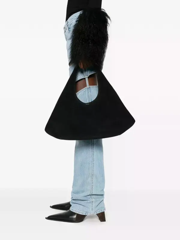 Coperni Suede Tote Bag - Black