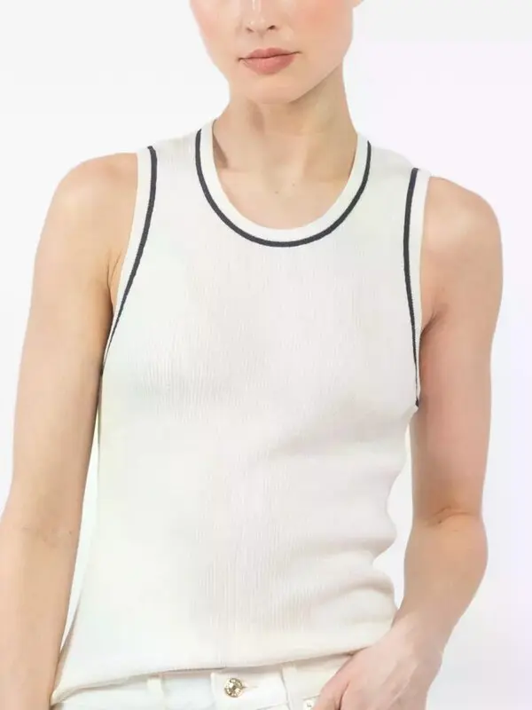 ALLUDE Ribbed Tank Top