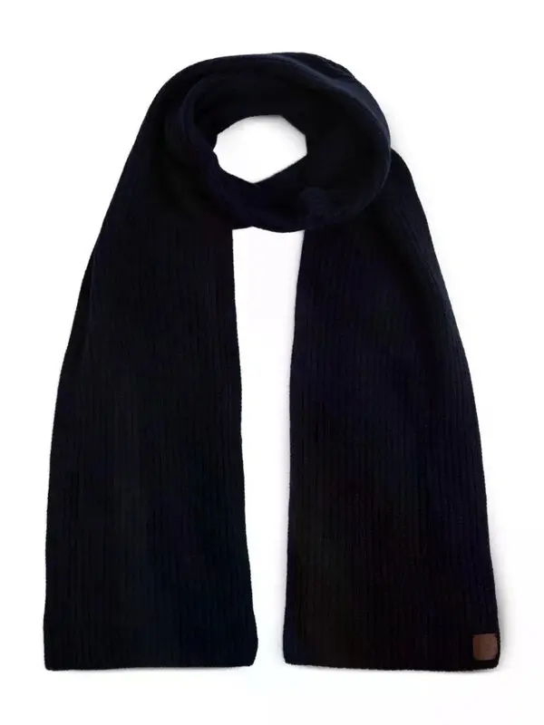 Eleventy Ribbed Scarf - Blue