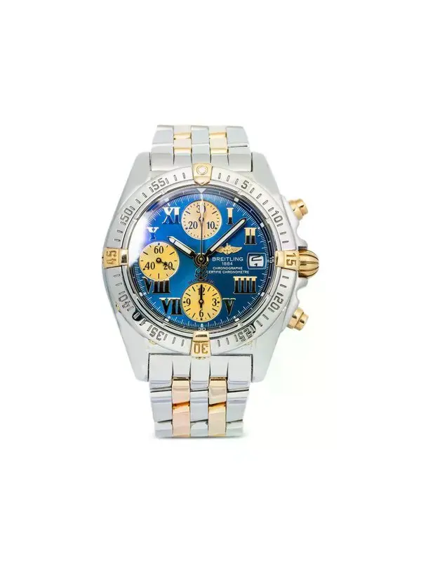 Breitling Chrono Cockpit 39mm Watch - Blue