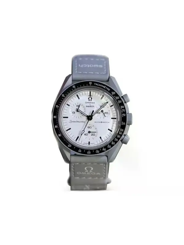 Omega X Swatch Bioceramic Moonswatch 42mm Watch - White