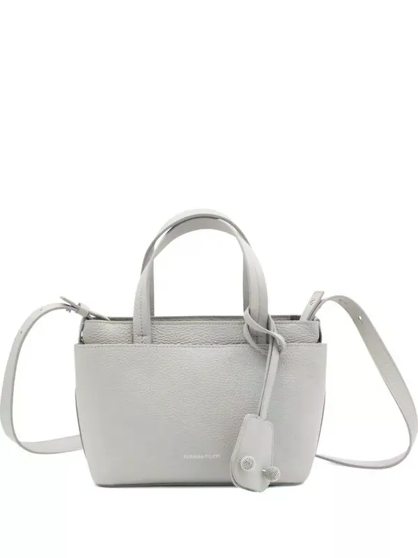 Fabiana Filippi Pebble-grain Tote Bag - Grey