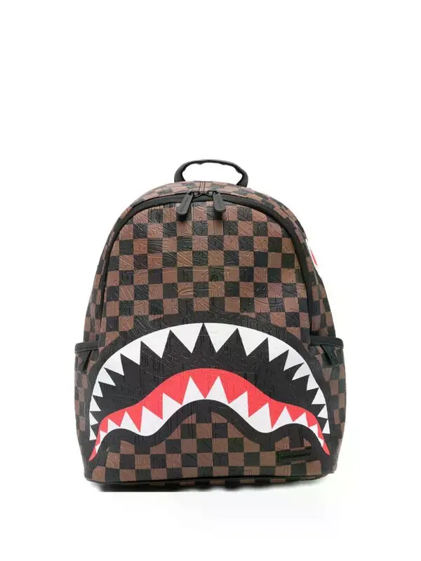 SPRAYGROUND Check-pattern Backpack - Brown