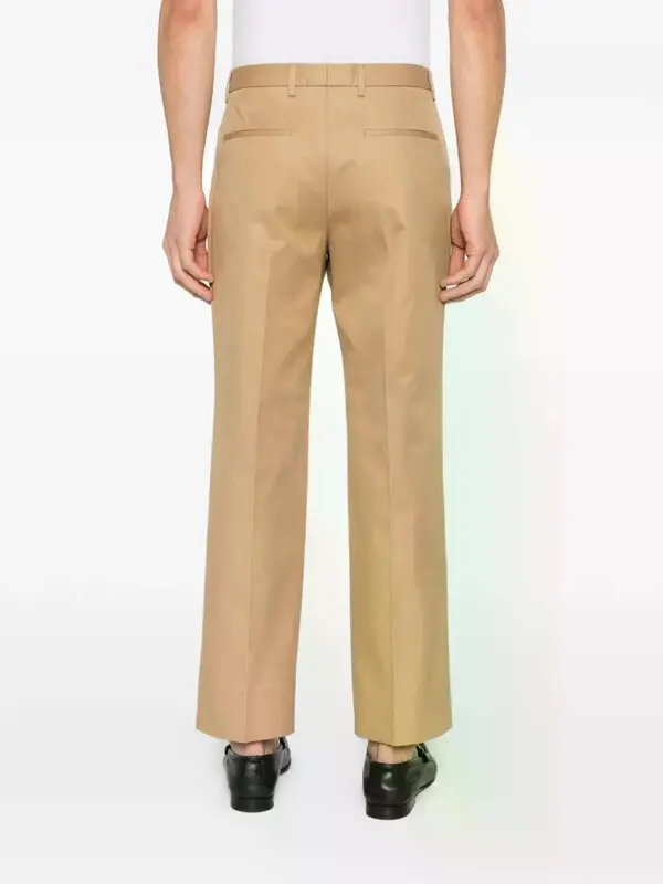 Gucci Trousers With Cuffed Hem