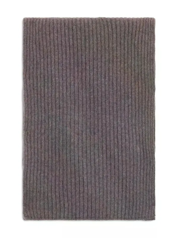 Malo Ribbed Scarf - Grey