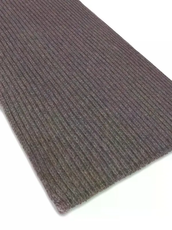 Malo Ribbed Scarf - Grey