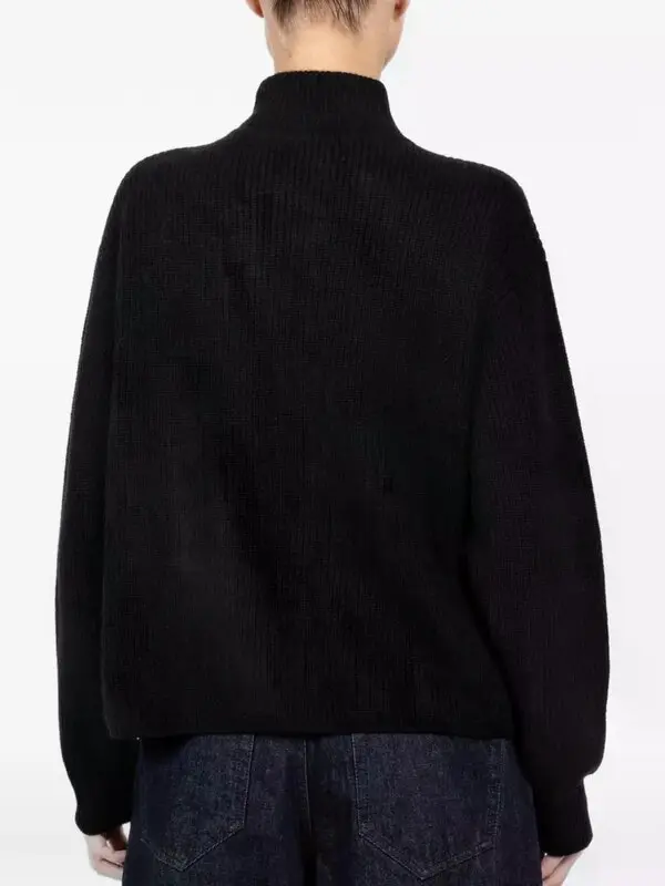 Jenni Kayne Half-zip Funnel Neck Sweater