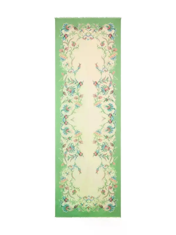 Etro Floral Scarf - Neutrals