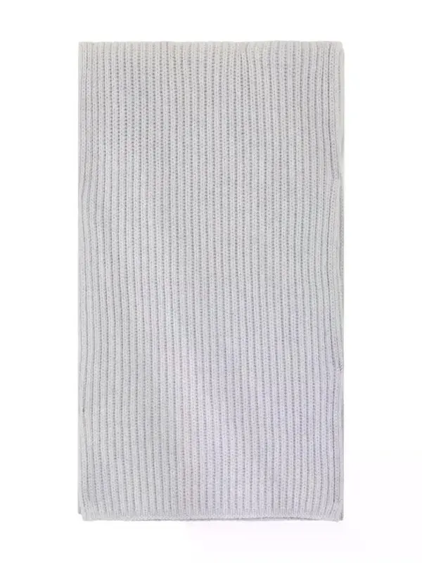 Malo Ribbed Scarf - Grey