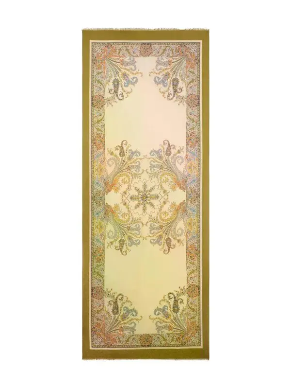 Etro Floral Jacquard Scarf - Neutrals