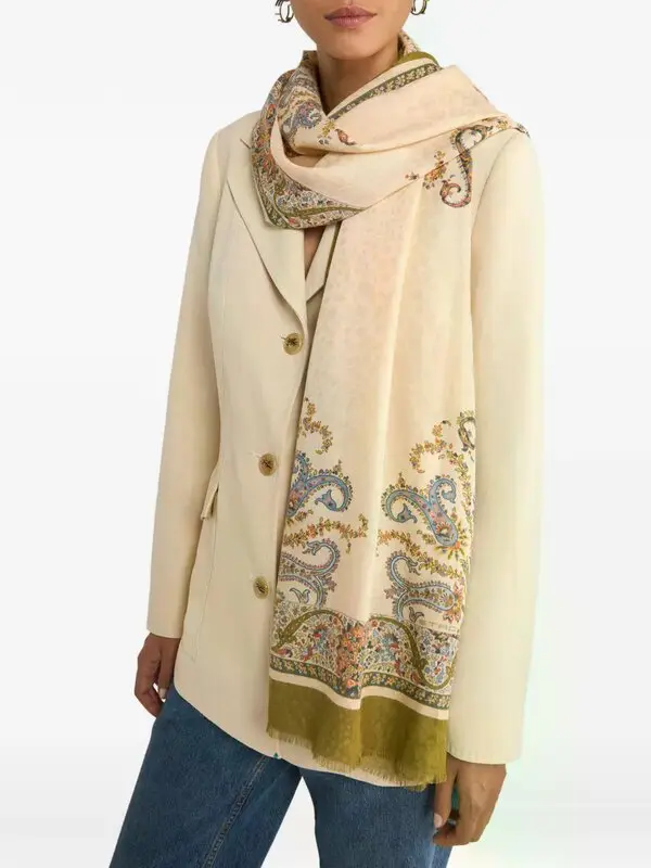 Etro Floral Jacquard Scarf