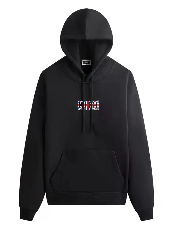 Kith Logo-embroidered Hoodie - Black