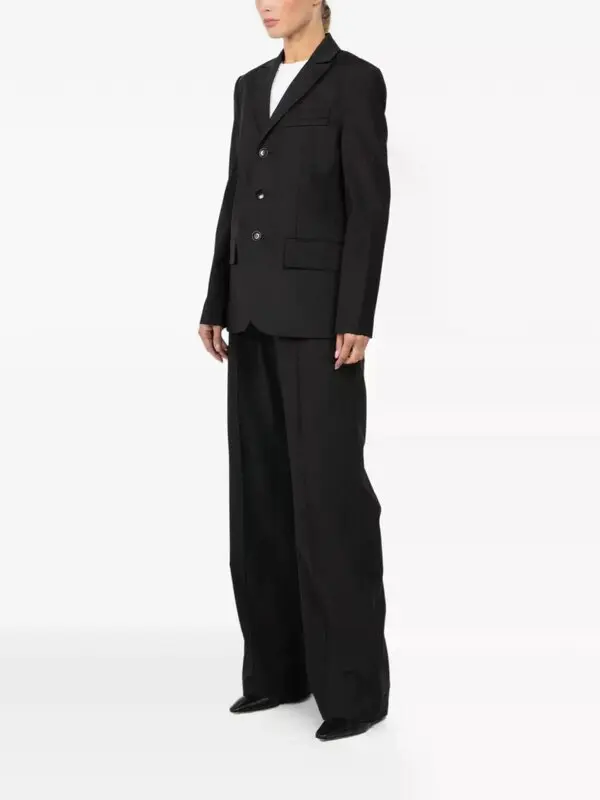 Tibi Button-fastening Flap-pocket Blazer