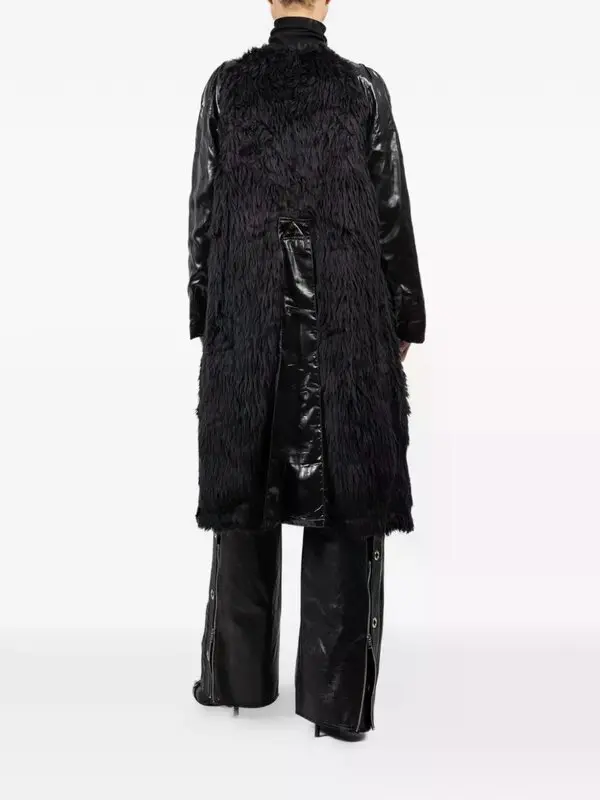 R13 Reversible Fringed Coat