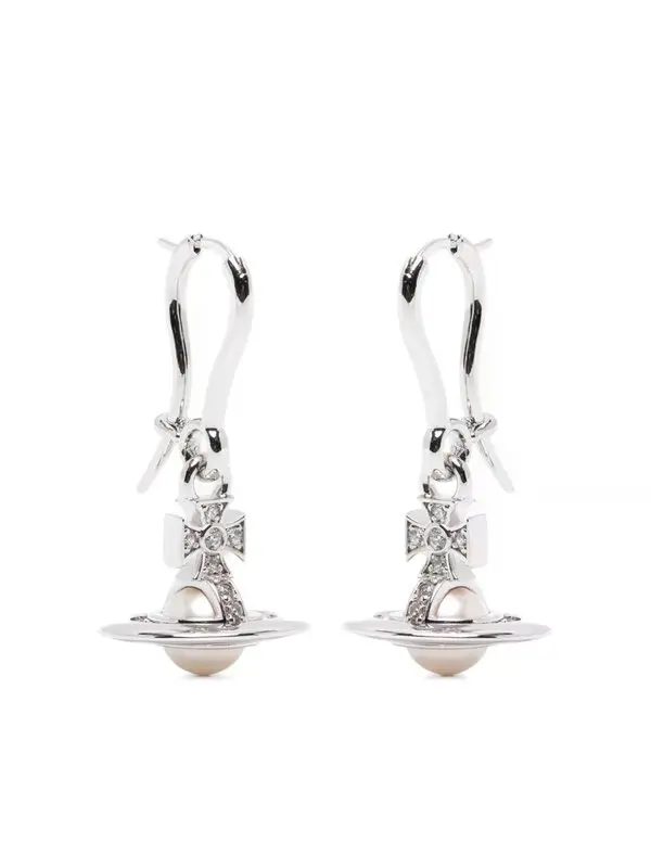 VIVIENNE WESTWOOD Lucille Orb Earrings - Silver