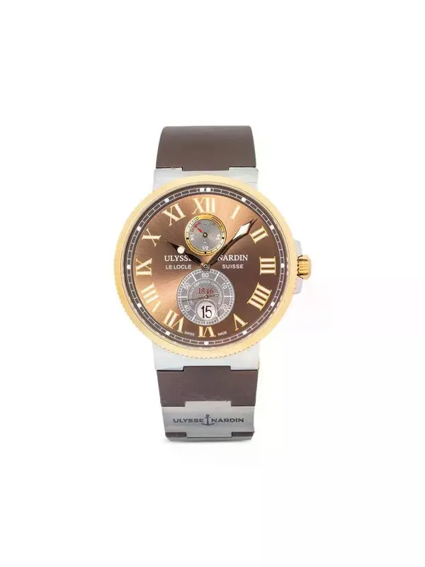 ULYSSE NARDIN Nardin Marine 43mm Watch - Brown