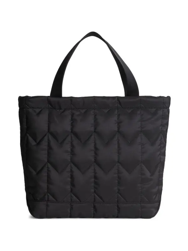 Maison Kitsuné Chevron Quilted Large Tote - P199 Black