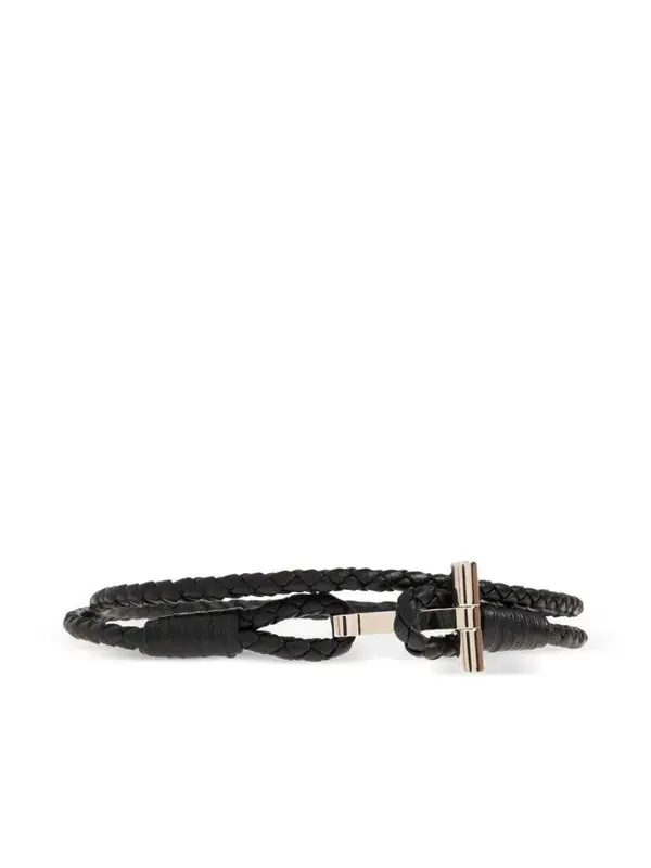 TOM FORD Braided Design Bracelet - Black