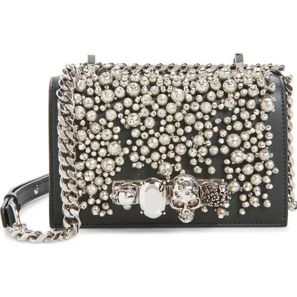 Alexander McQueen Mini Jewelled Satchel