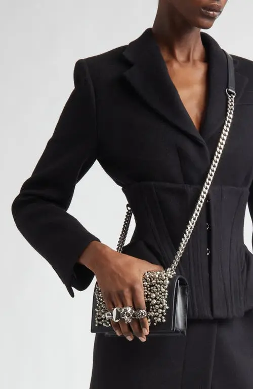 Alexander McQueen Mini Jewelled Satchel