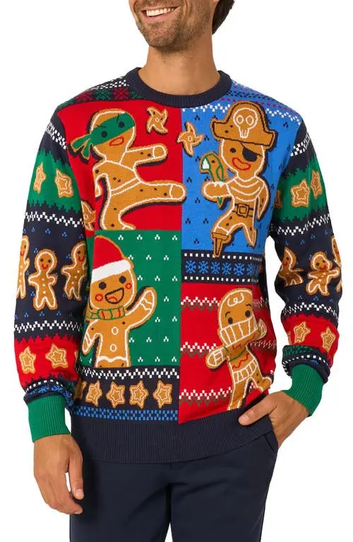Opposuits Gingerbread Crewneck Sweater