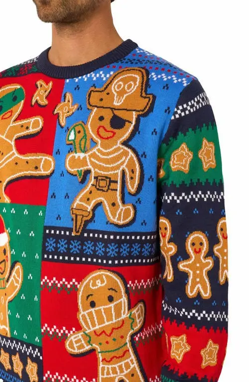 Opposuits Gingerbread Crewneck Sweater