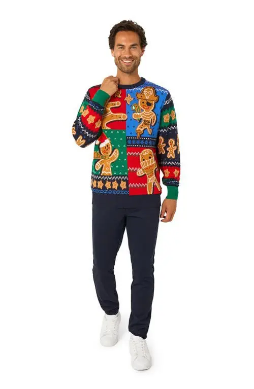 Opposuits Gingerbread Crewneck Sweater