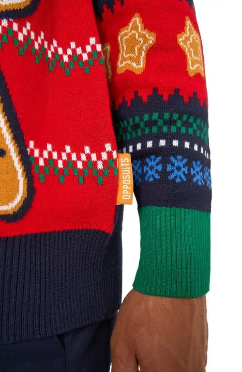 Opposuits Gingerbread Crewneck Sweater