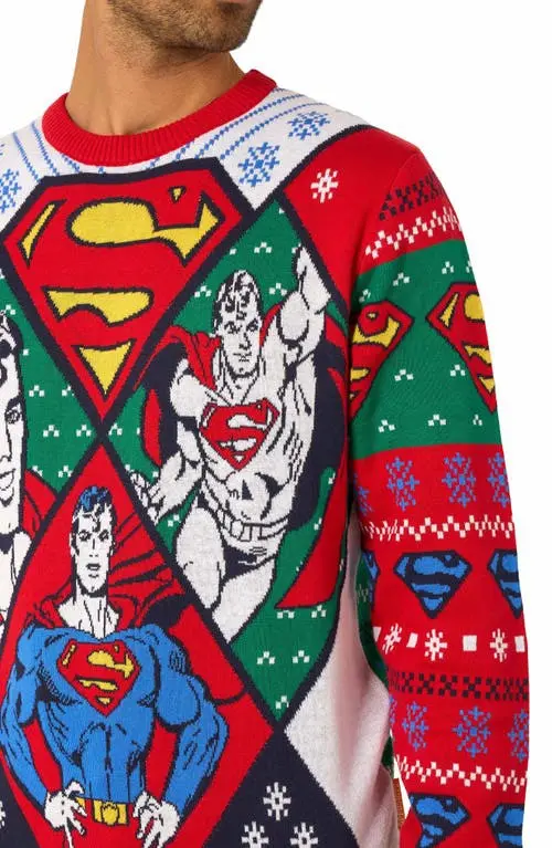 Opposuits Superman Christmas Sweater