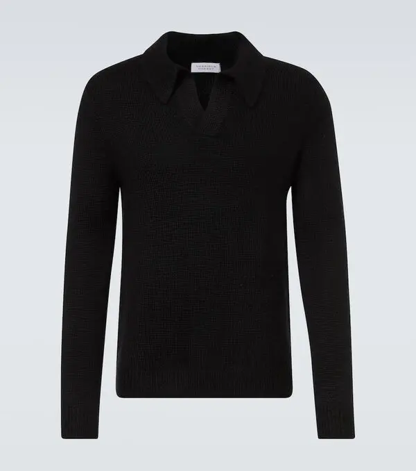 Gabriela Hearst Cashmere Polo Sweater