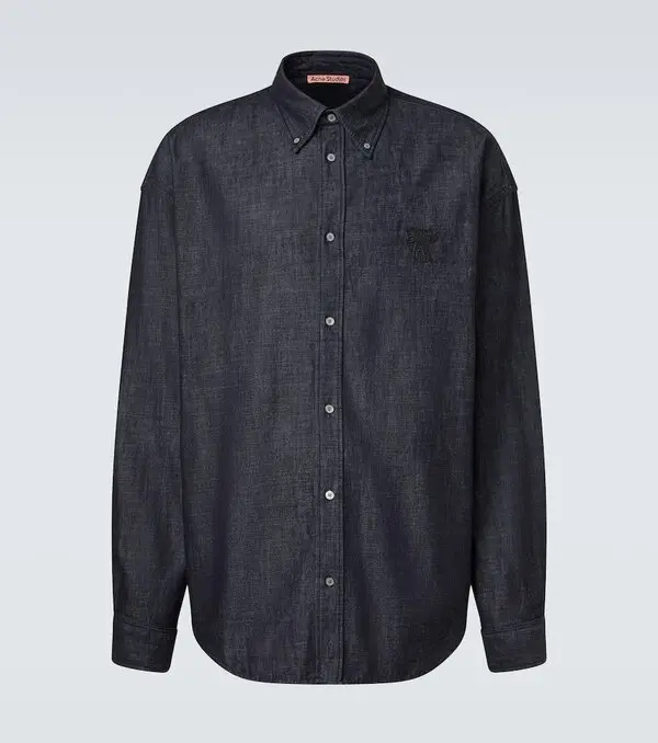 Acne Studios Embroidered Denim Shirt