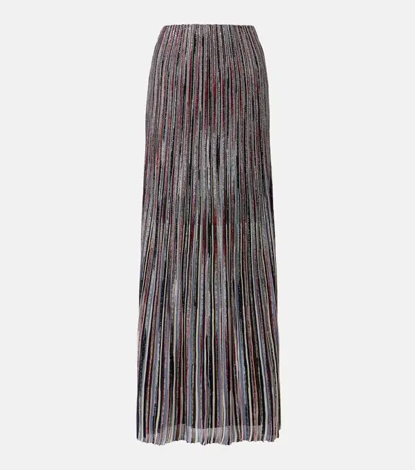 Missoni Striped Lamé Maxi Skirt