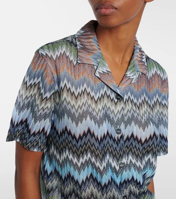 Missoni Zigzag Intarsia Shirt - Multicoloured