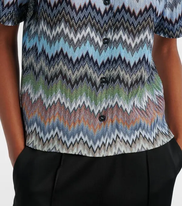 Missoni Zigzag Intarsia Shirt - Multicoloured