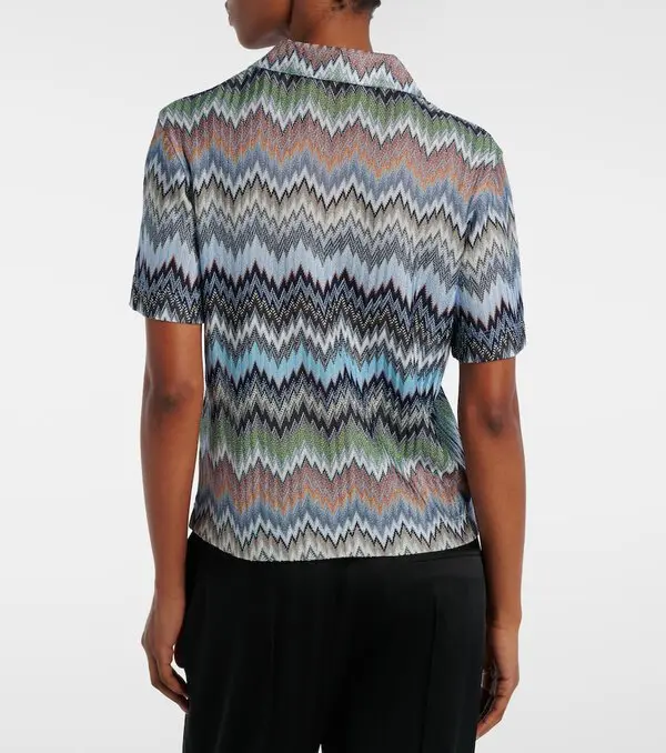 Missoni Zigzag Intarsia Shirt - Multicoloured