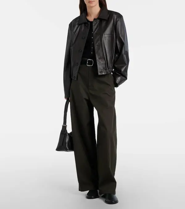 LEMAIRE Leather Shoulder Bag
