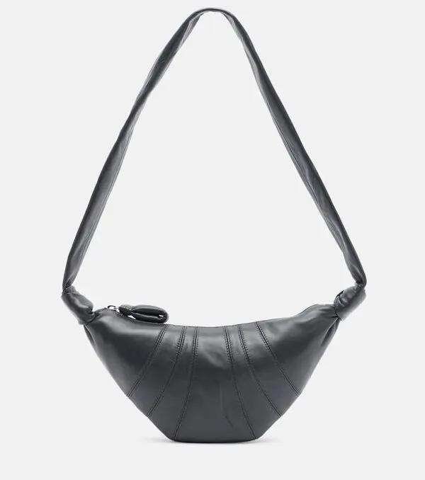 LEMAIRE Small Leather Shoulder Bag - Blue