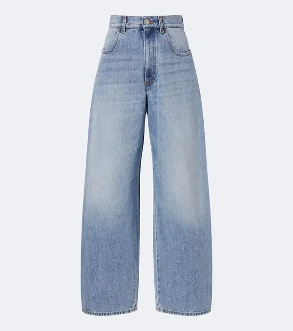 RÓHE Barrel-leg Jeans - Blue