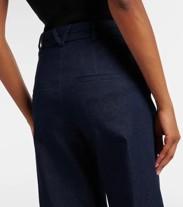 Veronica Beard Crue Wide-leg Jeans